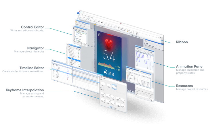 GUI 디자인 - Altia - 사용자 인터페이스 디자인 도구 및 GUI 소프트웨어