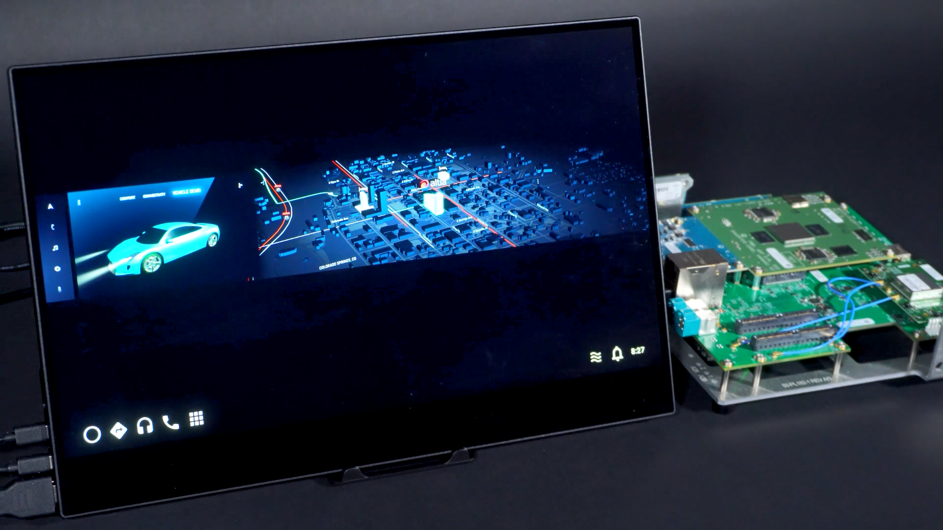 Altia Passenger Display HMI with Real-Time 3D on Qualcomm Snapdragon ...